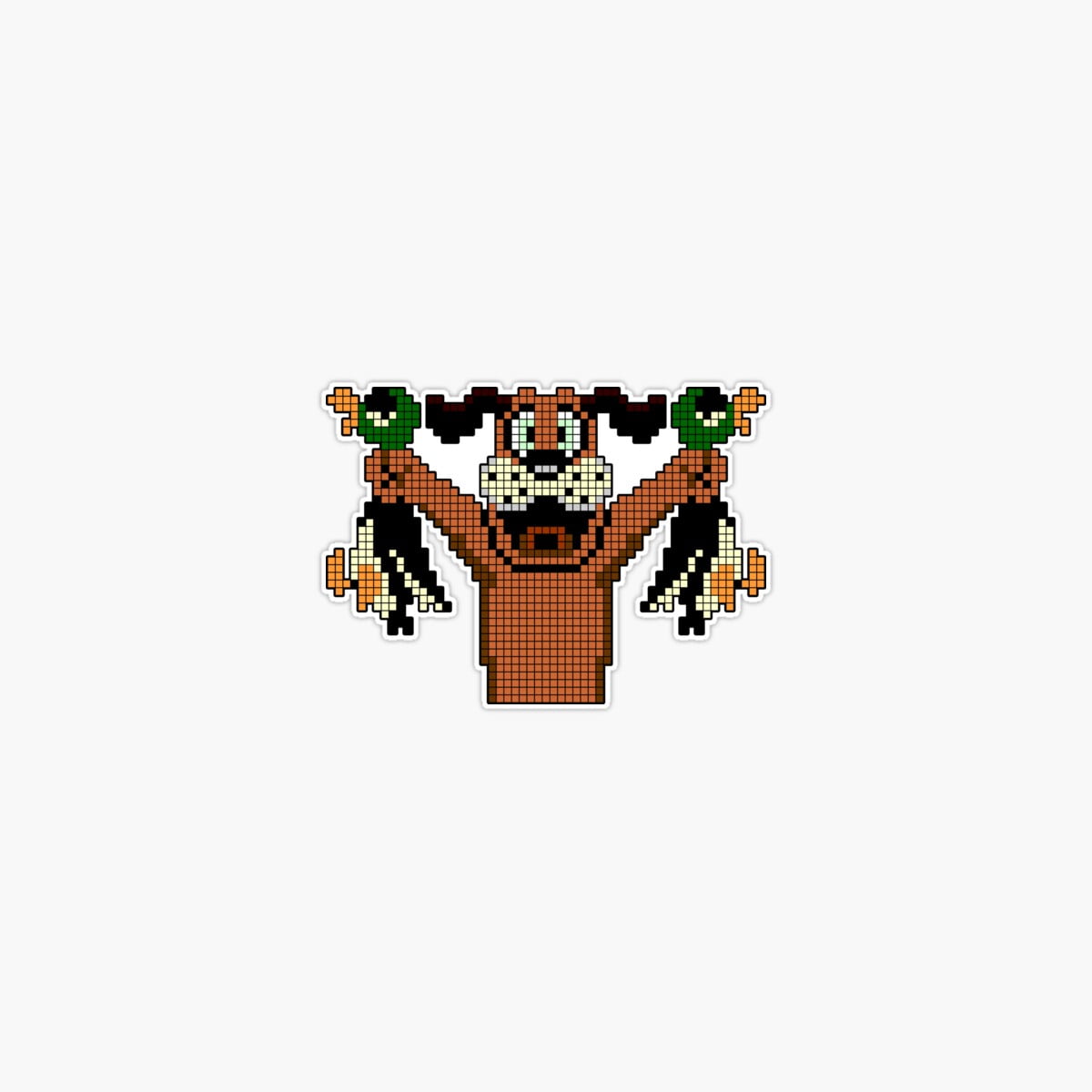 DOPASTICKER Duck Hunt - Video Game Dog Sticker, Phone Sticker Car ...