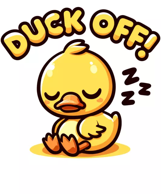 DOPASTICKER Duck Sticker Quote Lol Cute Ducky Quack Duck Off Phone ...