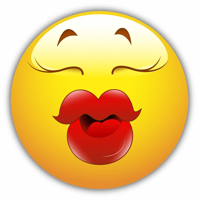 DOPASTICKER Duckface Kiss Smile Sticker Decal Phone Decal Water Bottle ...