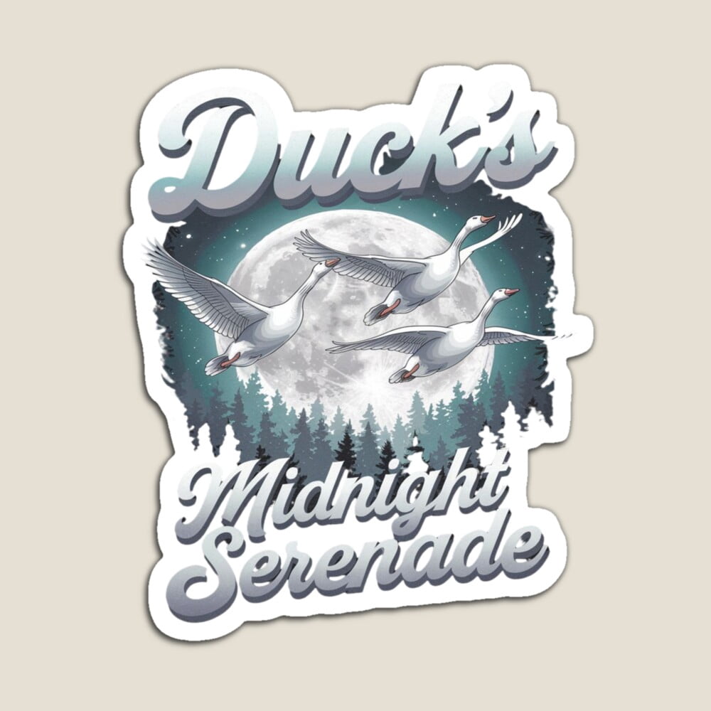 DOPASTICKER Ducks Midnight Serenade - Hoop Dreams - Dunk Life - Duck ...