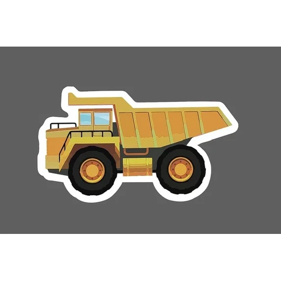 DOPASTICKER Dump Truck Sticker Construction Sticker Phone Sticker ...