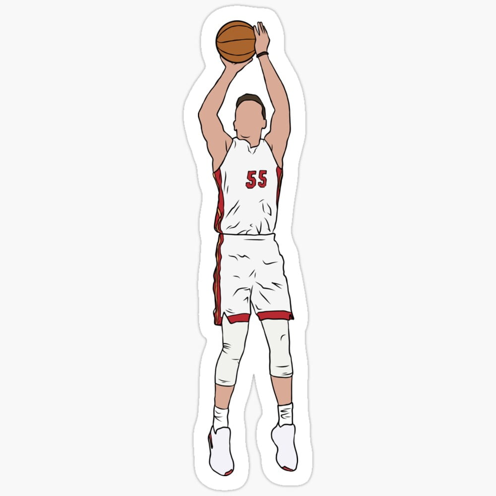 DOPASTICKER Duncan Robinson Jumpshot Sticker Phone Decal Water Bottle ...