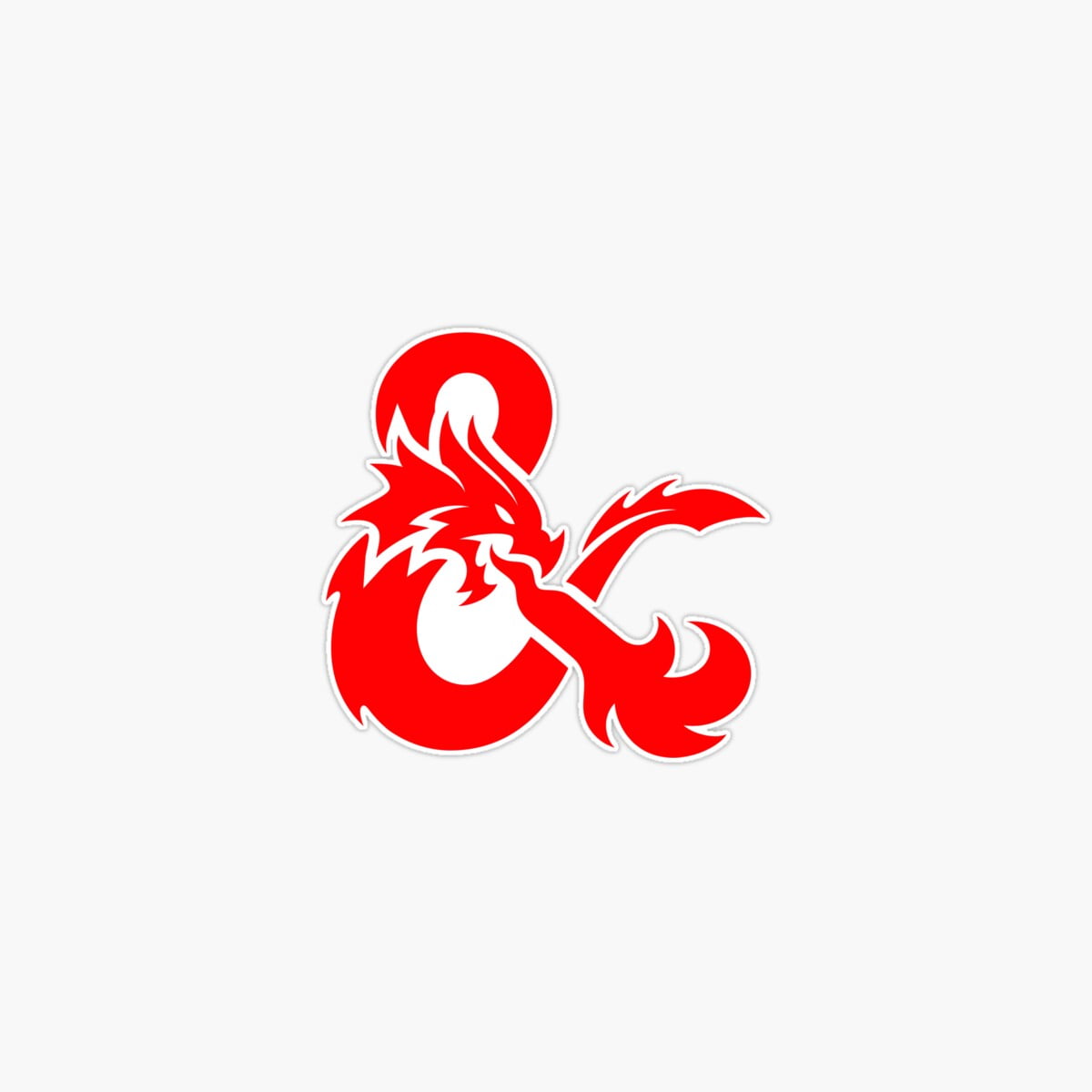 DOPASTICKER Dungeons & Dragons Logo Sticker, Phone Sticker Car Stickers ...