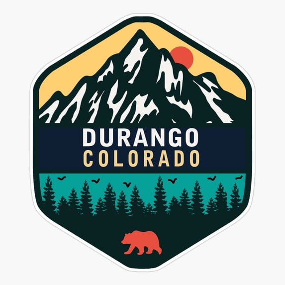 DOPASTICKER Durango Colorado Sticker, Phone Sticker Water Bottle ...