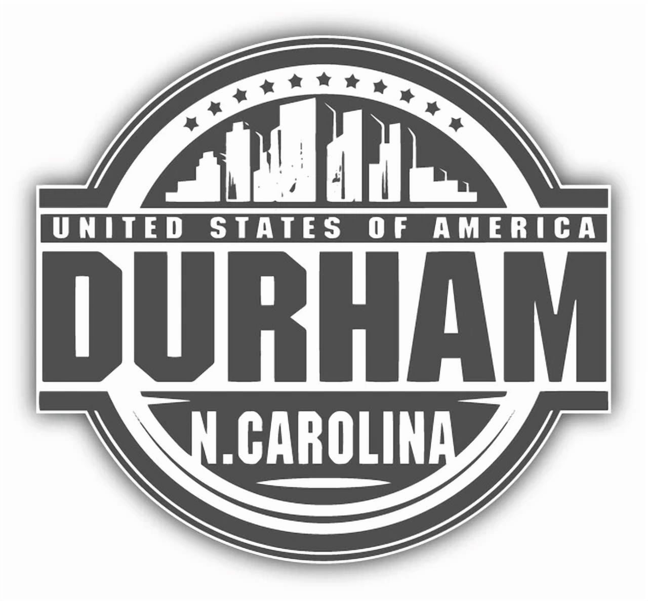 DOPASTICKER Durham City Usa Label Sticker Decal Phone Decal Water ...