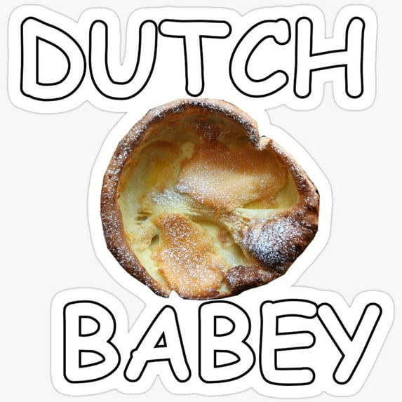 DOPASTICKER Dutch Baby Sticker Phone Sticker, Latop Sticker, Lover Gift ...