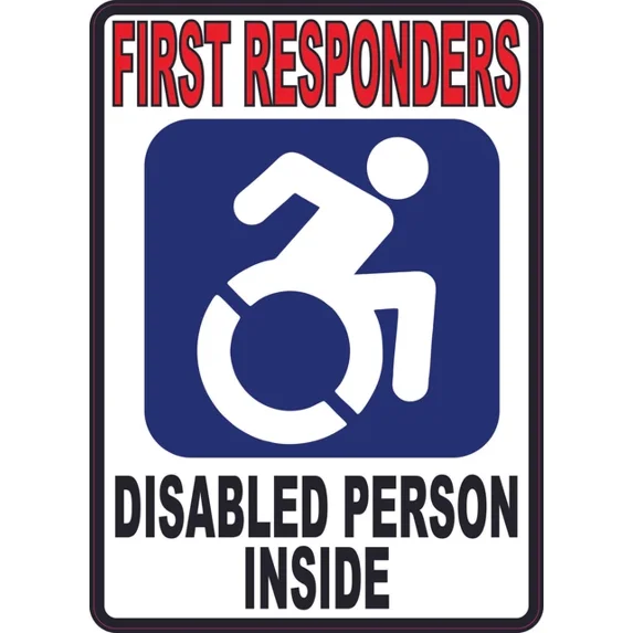DOPASTICKER Dynamic Disabled Person Inside Sticker Phone Sticker, Latop ...