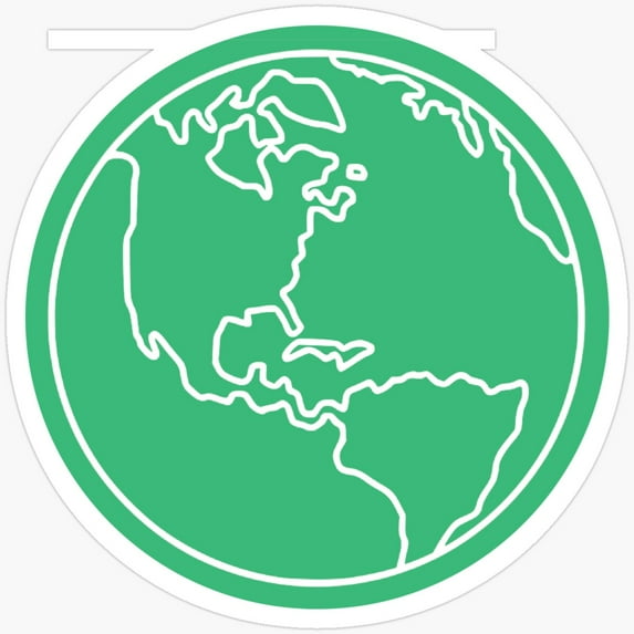 DOPASTICKER Earth Sticker Birthday Gifts - Decorative Laptop, Phone ...