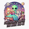 DOPASTICKER Earthlings Write The Best Sci-I Sticker, Phone Sticker Car ...