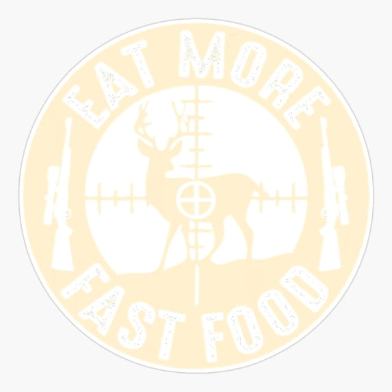 DOPASTICKER Eat More Ast Ood Unny Deer Hunting Hunters Sticker, Phone ...