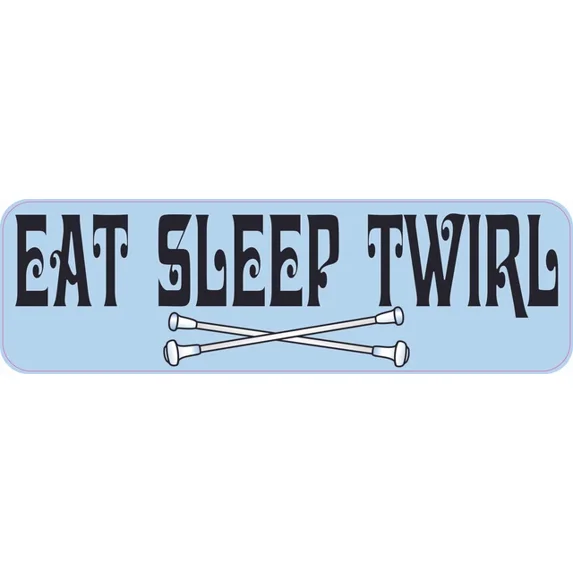 DOPASTICKER Eat Sleep Twirl Sticker Phone Sticker, Latop Sticker, Lover ...
