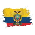 DOPASTICKER Ecuador Flag Map Sticker Phone Sticker, Latop Sticker, Lover Gift - Walmart.com