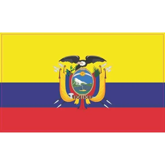 DOPASTICKER Ecuador Flag Sticker Travel Stickers Car Country Flags ...