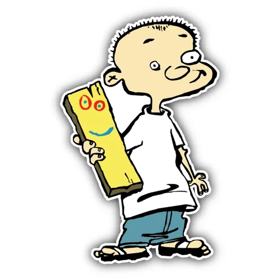 DOPASTICKER Ed, Edd N Eddy Johnny Cartoon Car Sticker Decal Phone Decal ...