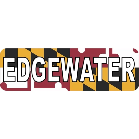 DOPASTICKER Edgewater Maryland Sticker Phone Sticker, Latop Sticker ...