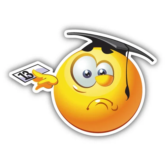 DOPASTICKER Education Exam Smile Car Bumper Sticker Gift You ...