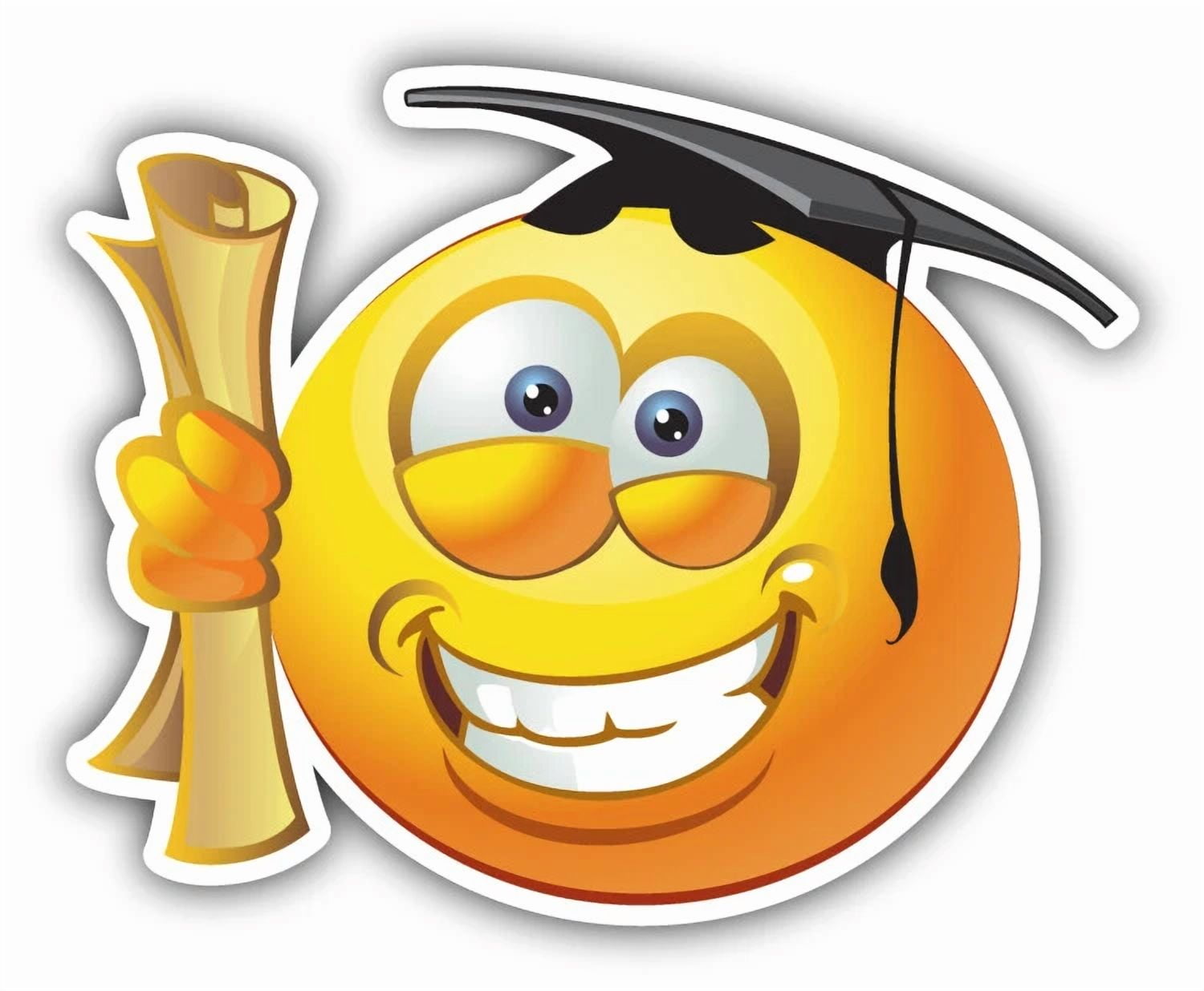 DOPASTICKER Education Graduate Smile Car Bumper Sticker Gift You ...