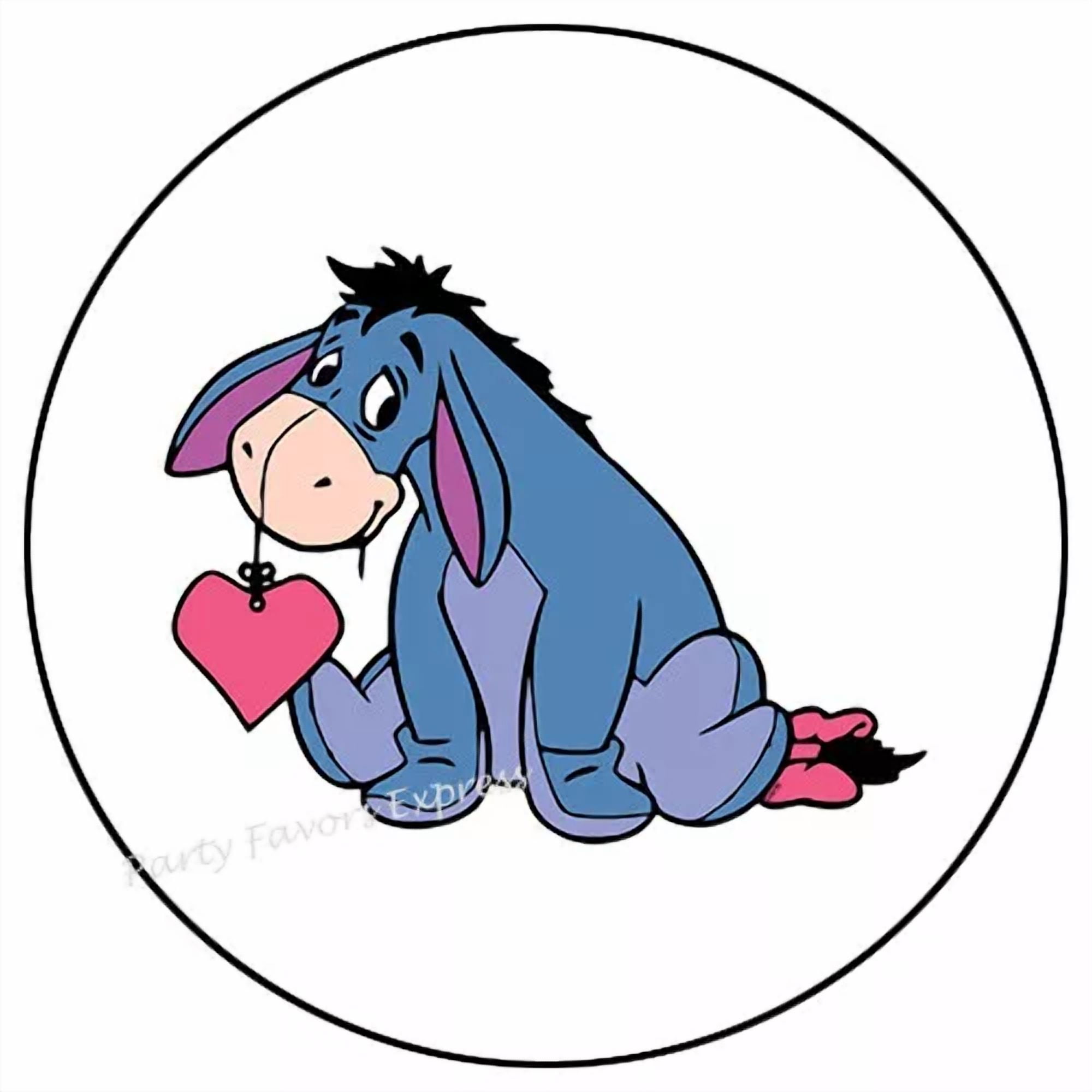 DOPASTICKER Eeyore Valentines Day Decorative Laptop, Phone Stickers ...