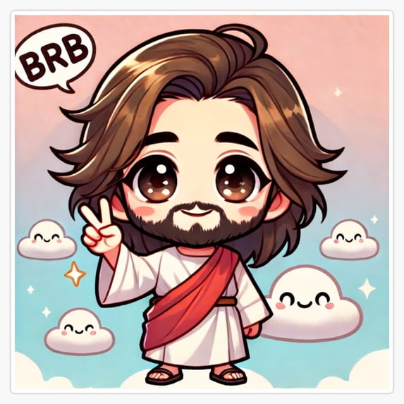 DOPASTICKER Egg Day Design- Brb Sticker, Phone Sticker Car Stickers ...