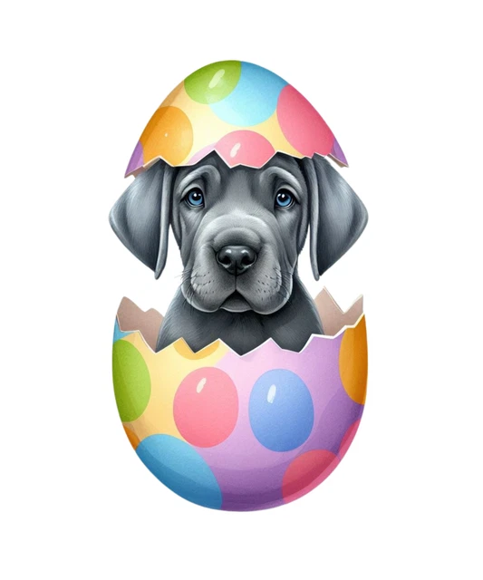 DOPASTICKER Egg Day Dog Car Sticker Dogs Sticker Phone Sticker, Latop ...