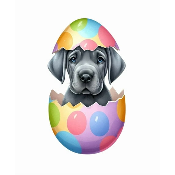 DOPASTICKER Egg Day Dog Car Sticker Dogs Sticker Phone Sticker, Latop ...