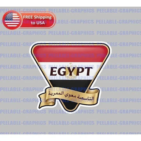 DOPASTICKER Egypt Country Souvenir Sticker Travel Luggage Sticker Phone ...