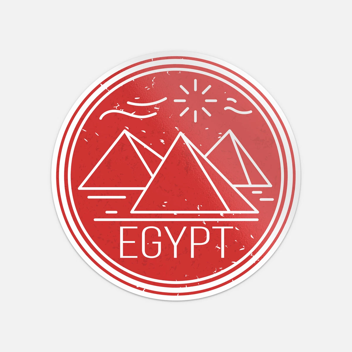 DOPASTICKER Egypt Travel Car Bumper Sticker Decal Waterproof Sticker ...