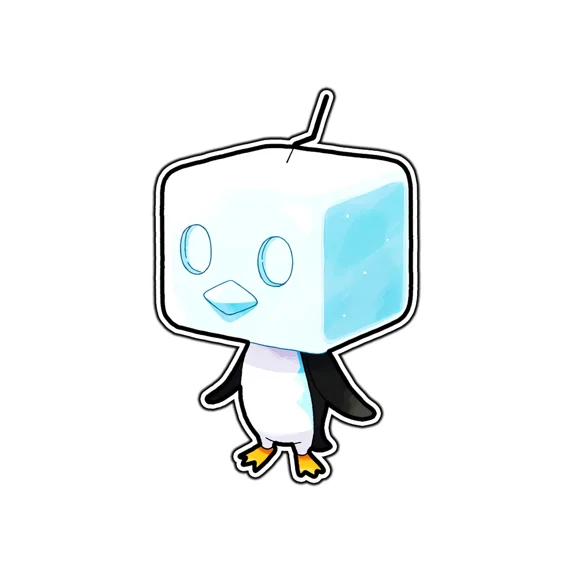 DOPASTICKER Eiscue Ice Face Sticker Decal Phone Decal Water Bottle ...