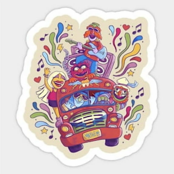 DOPASTICKER Electric Bus Mayhem Bluey For Kids, Bluey Favors ...