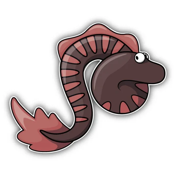 DOPASTICKER Electric Eels Sticker Decal Phone Decal Water Bottle ...