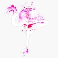 DOPASTICKER Electric Flamingo Neon Splash Sticker, Phone Sticker Car ...