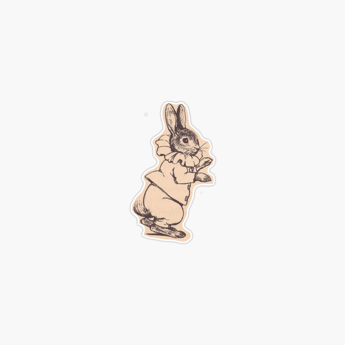 DOPASTICKER Elizabethan Rabbit Sticker, Phone Sticker Car Stickers ...