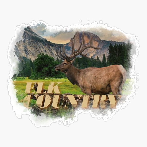 DOPASTICKER Elk Country Sticker, Phone Sticker Car Stickers, Birthday ...