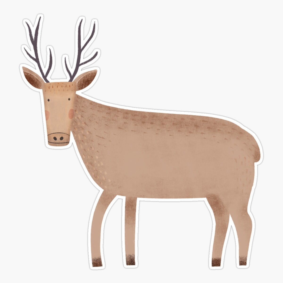 DOPASTICKER Elk Sticker, Phone Sticker Water Bottle Stickers Car ...