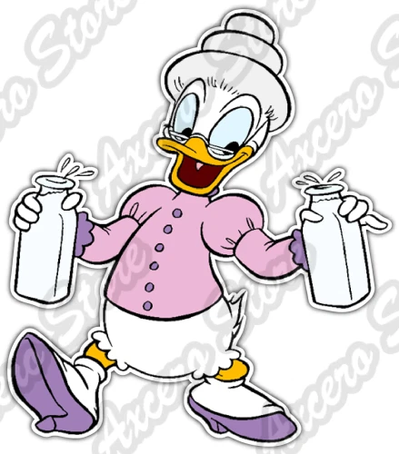 DOPASTICKER Elvira Coot Grandma Duck Scrooge Mcduck Car Sticker Decal ...