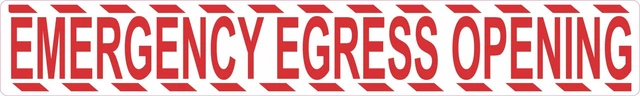 DOPASTICKER Emergency Egress Opening Large Sticker Phone Sticker, Latop ...