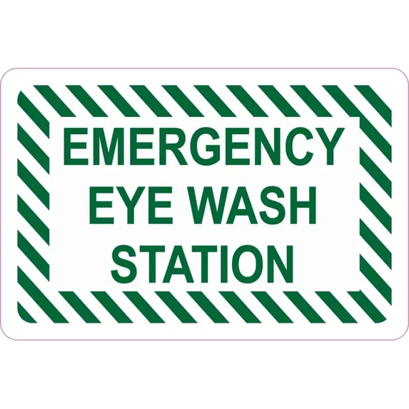 DOPASTICKER Emergency Eye Wash Station Sticker Phone Sticker, Latop ...
