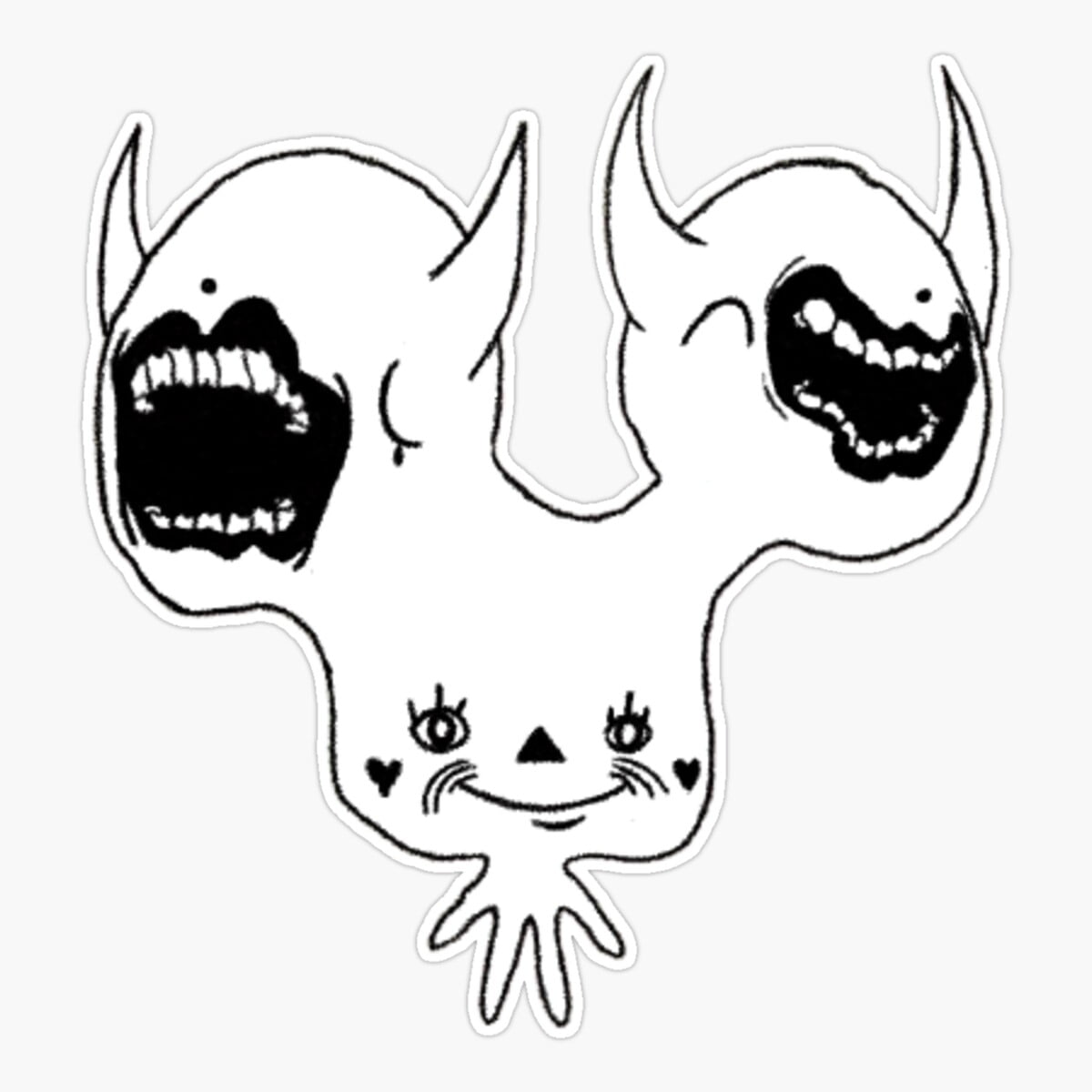 DOPASTICKER Emotional Headachy :D Sticker, Phone Sticker Car Stickers ...