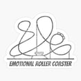 DOPASTICKER Emotional Roller Coaster Sticker, Phone Sticker Car Sticker ...