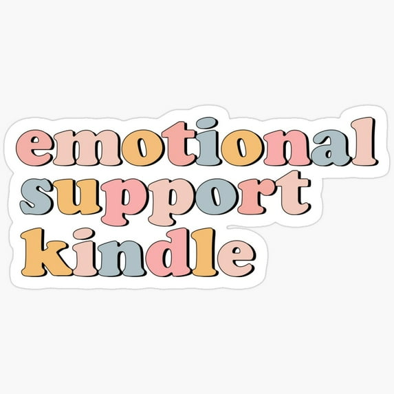 DOPASTICKER Emotional Support Kindle Sticker. Gift You - Decorate ...