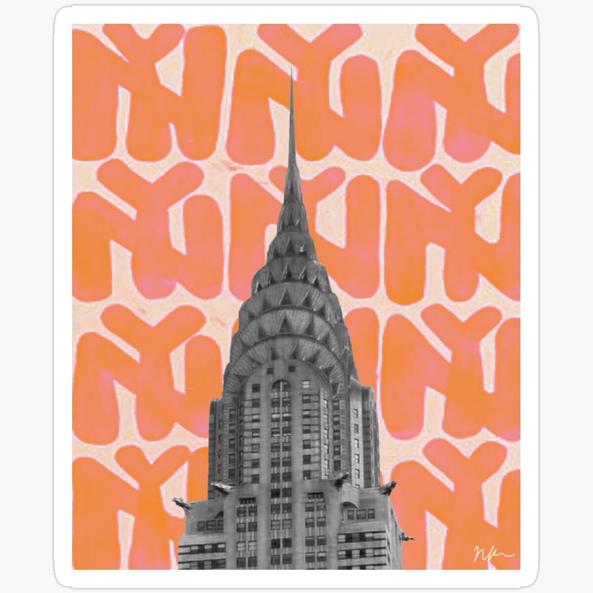 DOPASTICKER Emp State Orange Sticker Birthday Gifts - Decorative Laptop ...