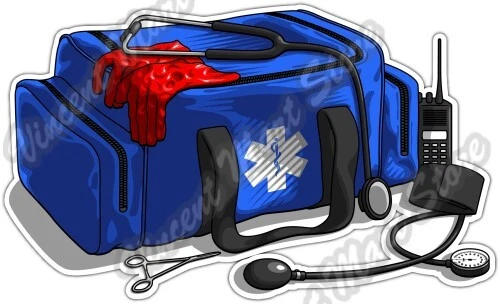 DOPASTICKER Emt Equipment Ems Emergency Hospital Md Car Sticker Decal ...