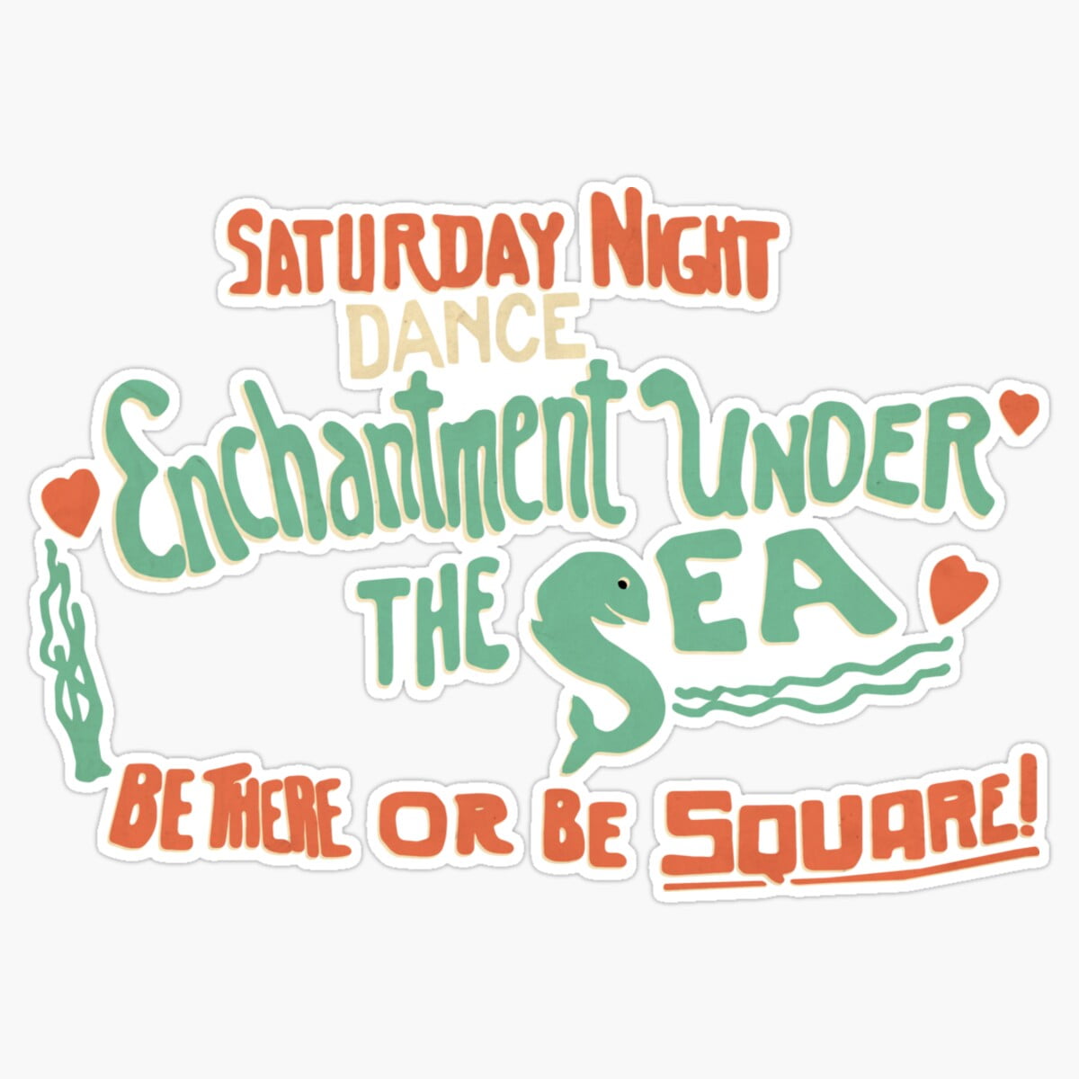 DOPASTICKER Enchantment Under The Sea Dance Sticker, Phone Sticker Car ...