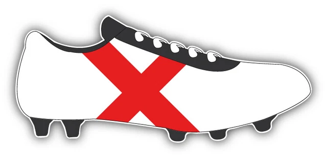 DOPASTICKER England Flag Soccer Cleats Sticker Decal Phone Decal Water ...