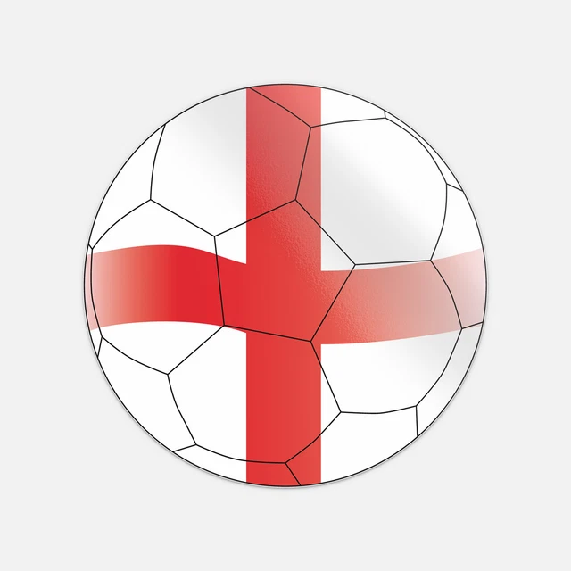 DOPASTICKER England United Kingdom Soccer Ball Flag Football Sport ...