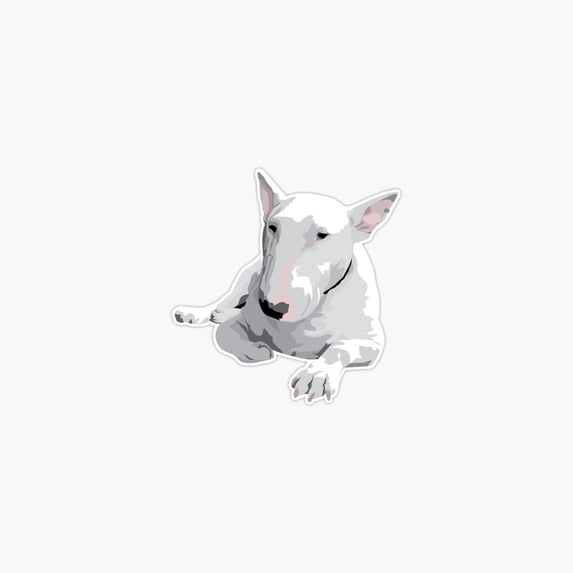 DOPASTICKER English Bull Terrier Sticker, Phone Sticker Car Stickers ...