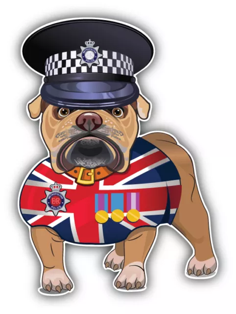 DOPASTICKER English Bulldog United Kingdom Flag Sticker Decal Phone ...