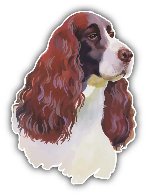 DOPASTICKER English Cocker Spaniel Dog Head Sticker Decal Phone Decal ...