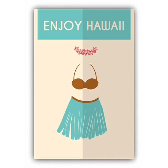 DOPASTICKER Enjoy Hawaii Sticker Decal Phone Decal Water Bottle ...