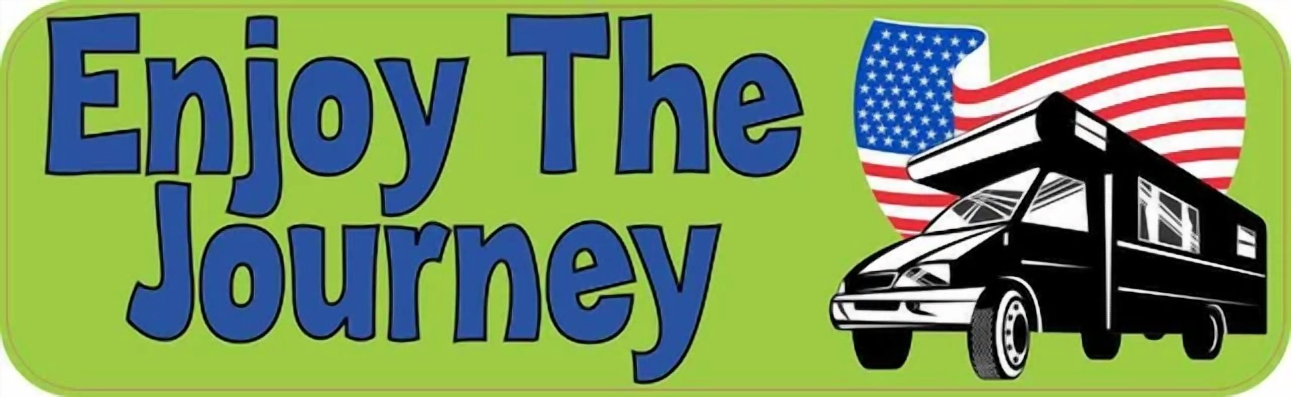 DOPASTICKER Enjoy The Journey Stickers Traveling Sticker Phone Sticker ...